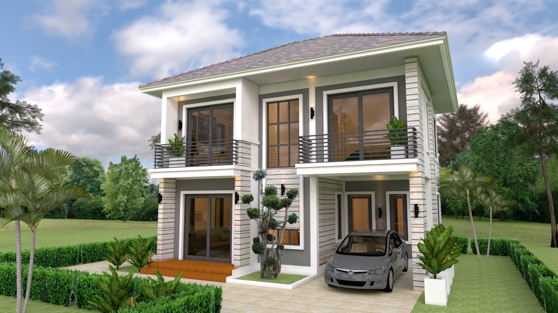 Villa Duplex 8 x 6,5m 3 chambres - yourplan-ci